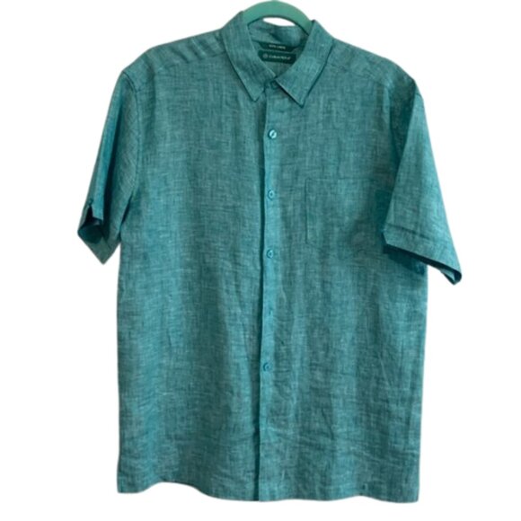 Cubavera | Shirts | Cubavera Mens Travel Select Linen Blend One Pocket ...